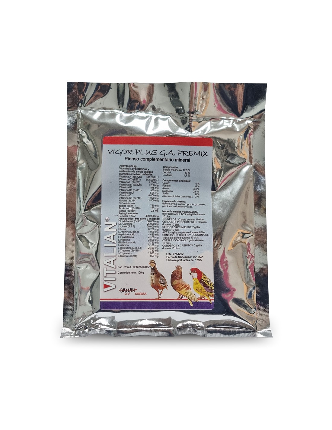 VITALIAN VIGOR PLUS - 100 GR