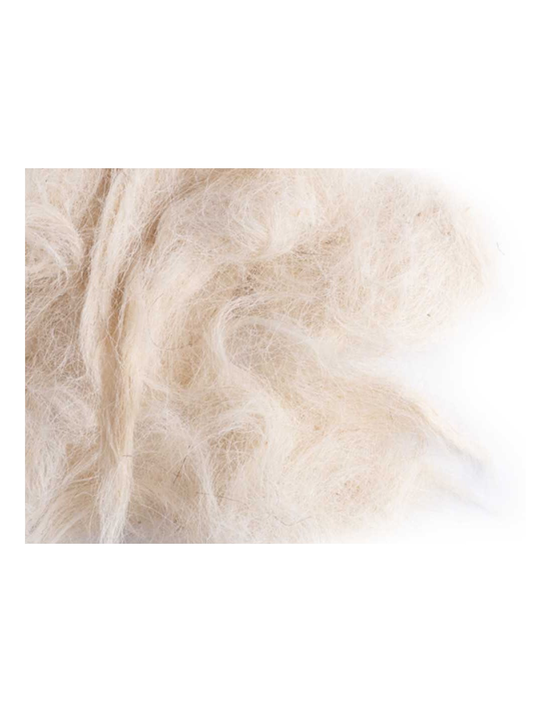 PELO DE CABRA BLANCO SISAL FIBRE - 500 GR