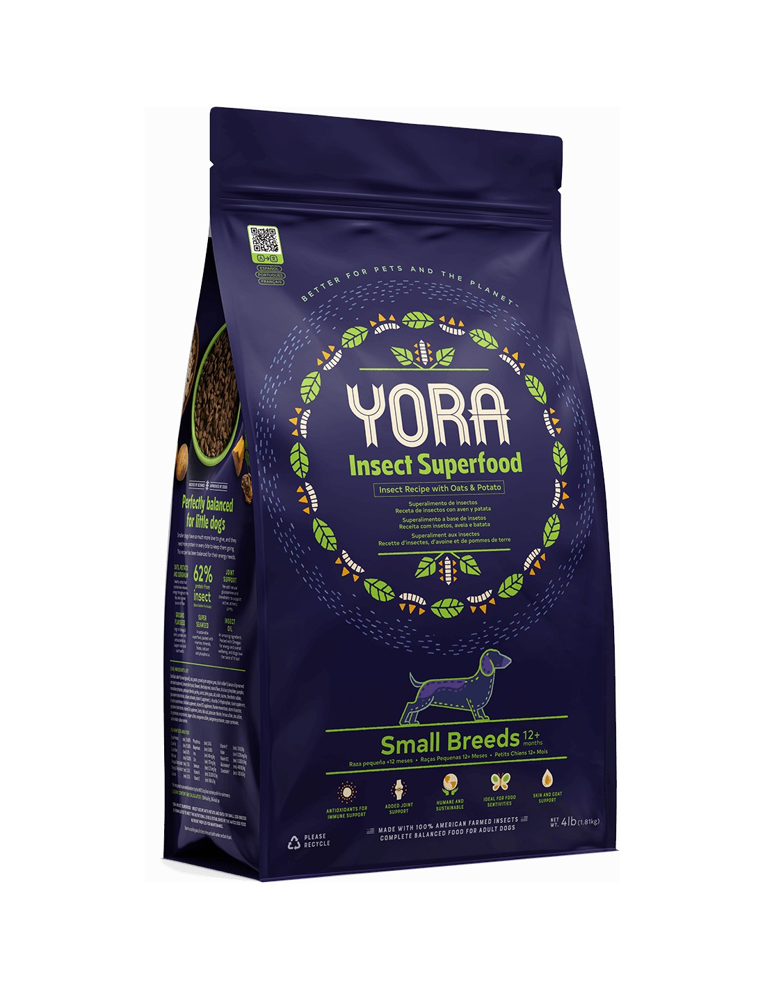 YORA SUPERFOOD PARA PERROS DE RAZAS PEQUEÑAS